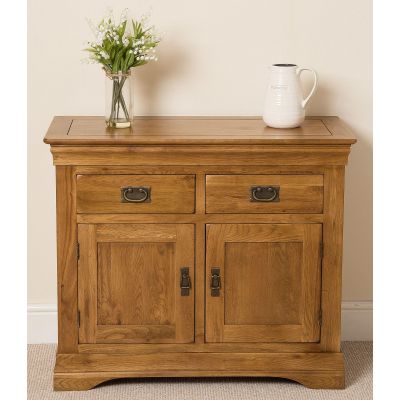 Kuba Solid Small Oak Sideboard | Free UK Delivery