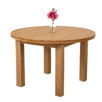 Edmonton Oak Extending Dining Table | Free UK Delivery
